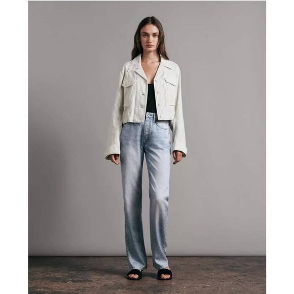 rag & bone | Jeans | Rag Bone Alex Liquid High Waist Straight Leg Tromp ...